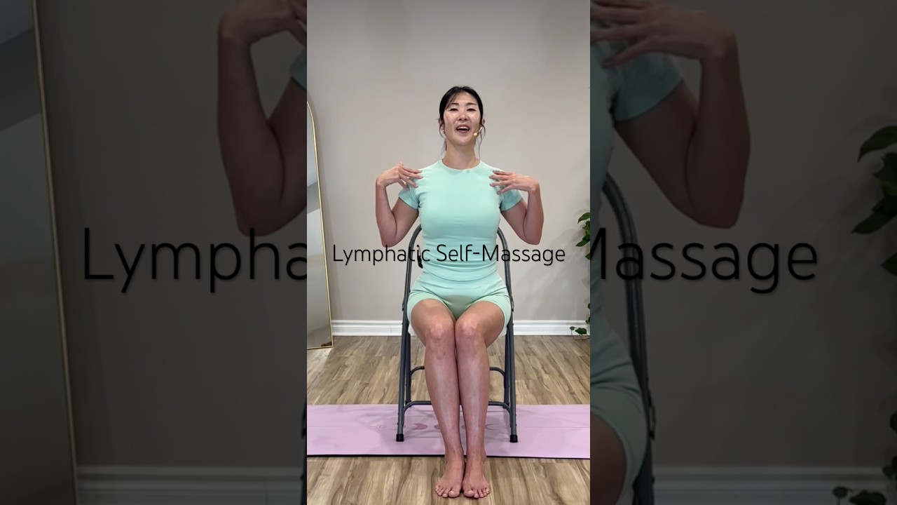 🧘 Easy Lymphatic Drainage Technique for Beginners ✨