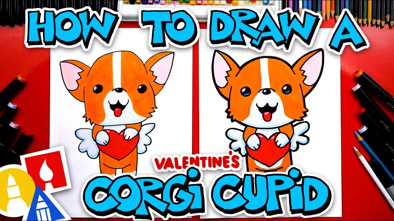 How To Draw A Corgi Cupid