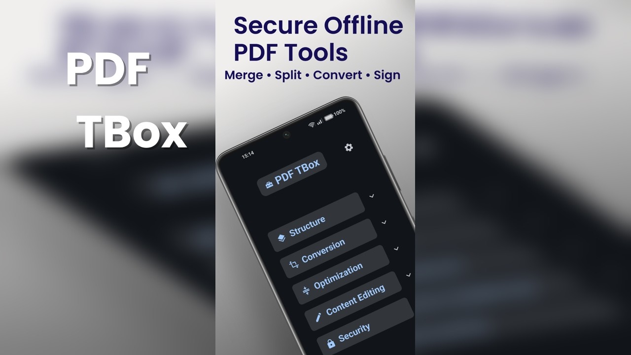 PDF TBox – Fast, Private, Fully Offline PDF Toolkit