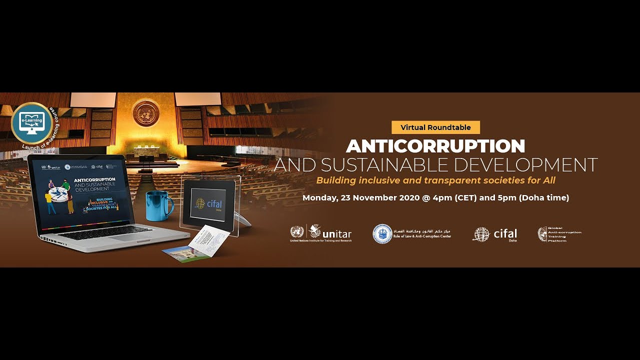Launch of the e-learning course on Anticorruption and Sustainable Development