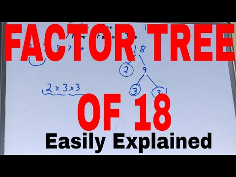 Factor tree of 18|How to draw factor tree of 18|Find factor tree of 18|18 factor tree explained