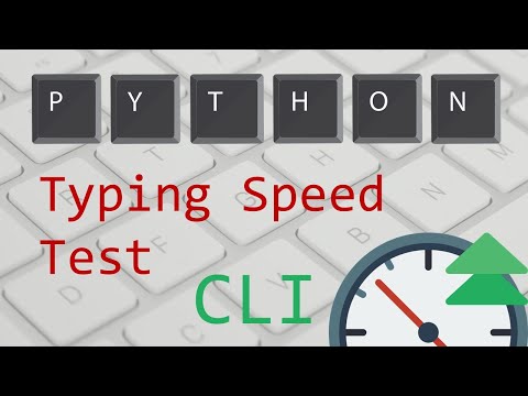 Python Destinations #4: CLI Typing Speed Test