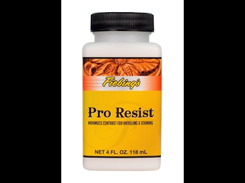 Fiebings Pro Resist How To Product Tutorial