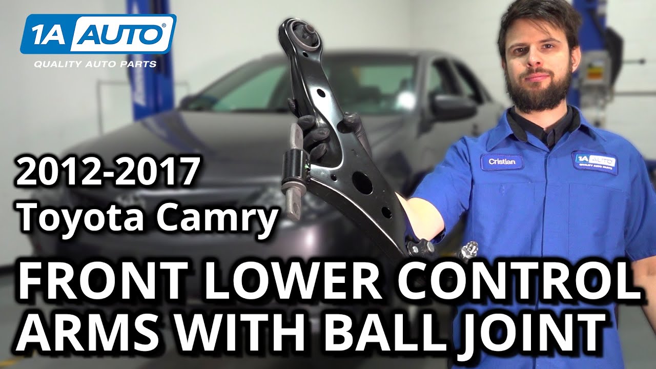 How to Replace Front Lower Control Arms with Ball Joint 2012-2017 Toyota Camry