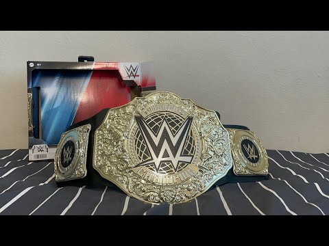 WWE World Heavyweight Championship Toy Replica Belt Review!!! cody rhodes elimination chamber