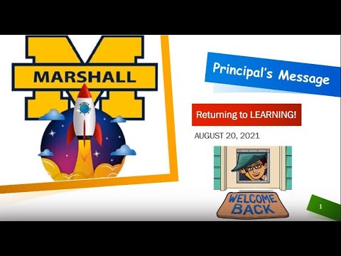 Principal's Message - Back to School in 2021 (w/Spanish translation)