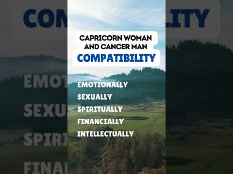 Capricorn Woman with Cancer Man Compatibility #zodiac #dating #shorts