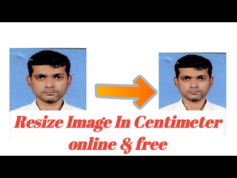 How to resize photo in cm (centimeter) #resize_image #resize_photo #resize_jpg #online