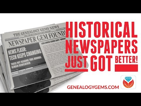 Historical newspaper research just got better with this awesome website