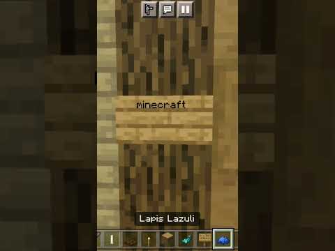 Minecraft:How to make Glow Sign board #shorts #minecraft