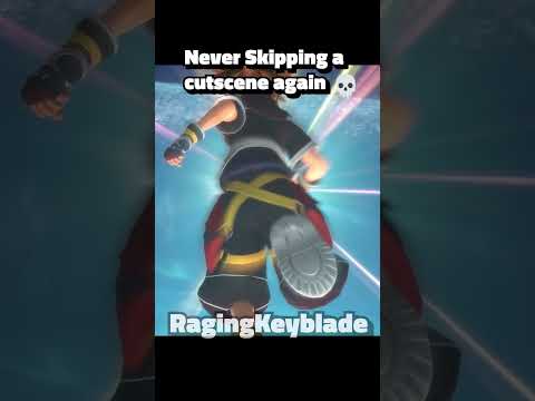 Never Skipping A Cutscene Again💀Meme In Kingdom Hearts 3