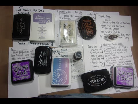 All About Inks--Types, Uses, and Special Effects