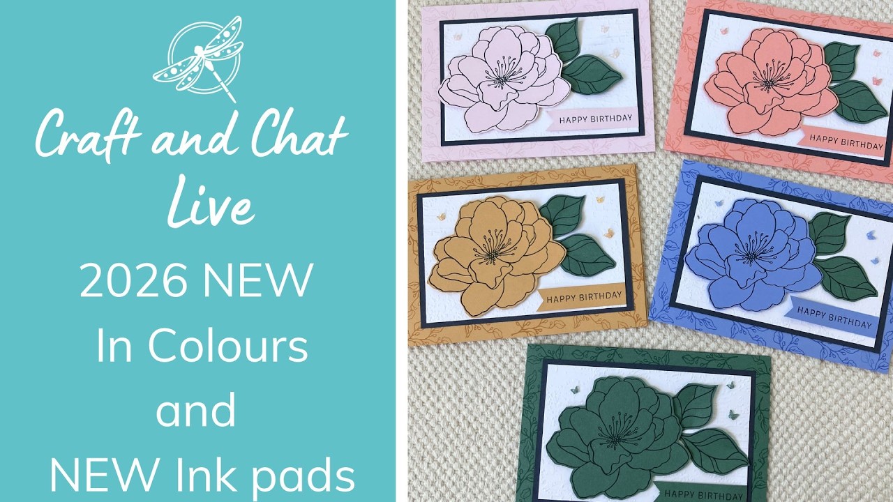 Craft and Chat  - The 2026 NEW in-colours! and the new style ink pads!