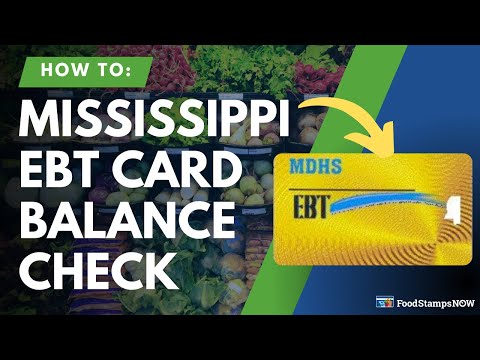 Mississippi EBT Balance Check Instructions