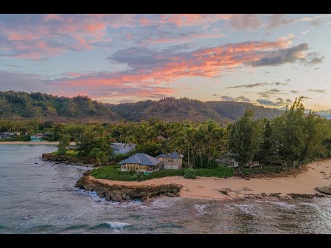 Kawela Bay, North Shore, Oahu Oceanfront estate property for sale - 57-319 Pahipahialua St, 96731