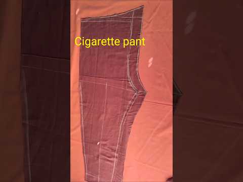 Cigarette pant Very easy cutting & stitching #straight pant#shorts
