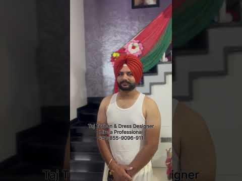 Turban Tying Service near me +91-855-9096-911 #wedding #safa #turban #sikhgroom #hindugroom