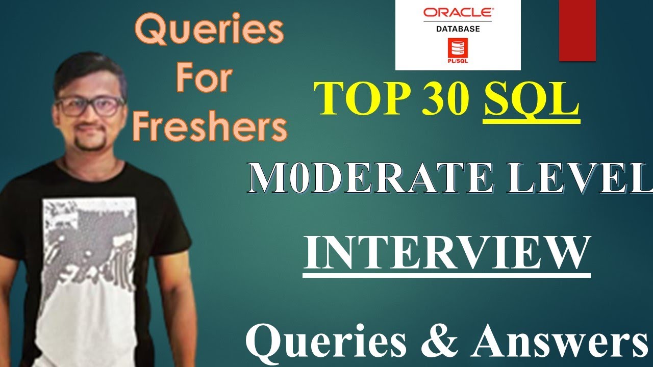 SQL Interview Queries Moderate| Data Analyst Interview Questions