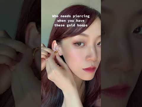 Clip-on Hoop Earrings