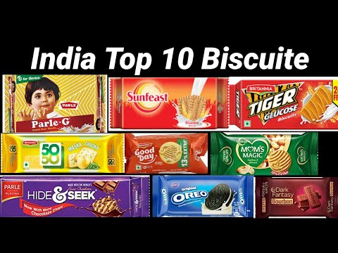 Top 10 biscuits in India.