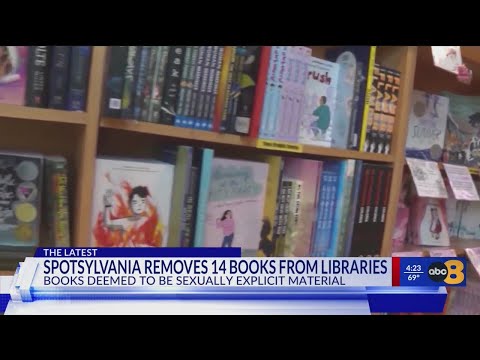 Spotsylvania County schools to pull 14 challenged books from libraries