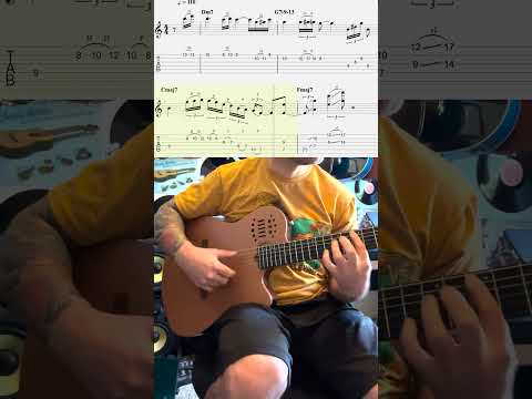 Wes Montgomery Style Lick 1 by Ken J Wilcox #shorts #jazzguitar #bossanova
