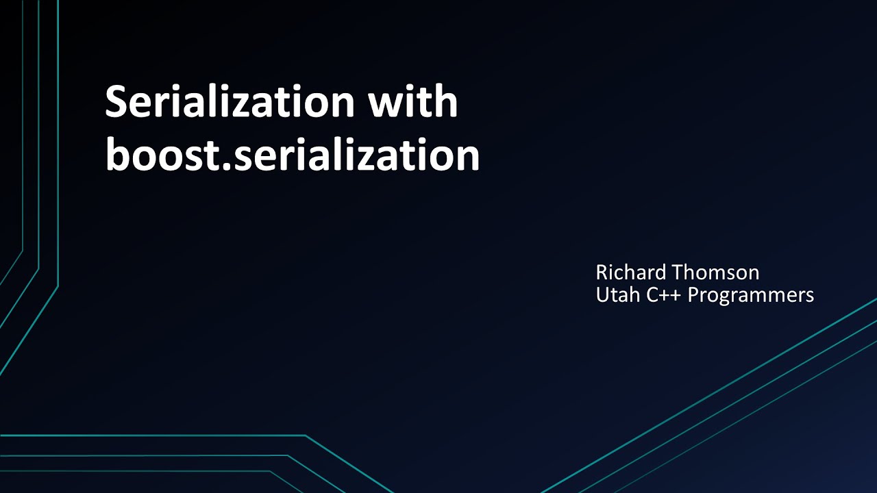 Serialization with Boost.Serialization