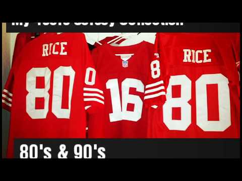 My 49ers Jersey Collection