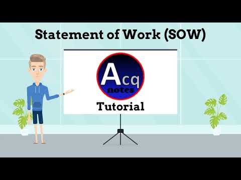 Statement of Work (SOW) Tutorial