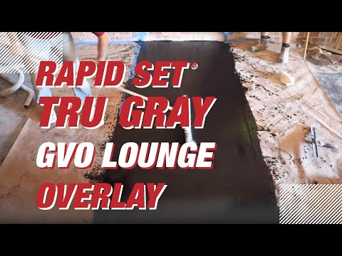 Rapid Set® TRU® Gray - GVO lounge - Professional Overlay Demo - Tallahassee, FL