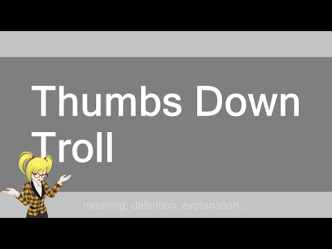 Thumbs Down Troll