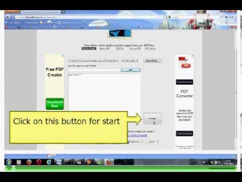 How to delete pdf pages from source PDF file