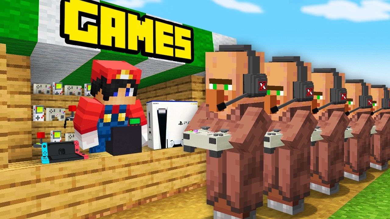 Minecraft, But I Open A Video Game Store!