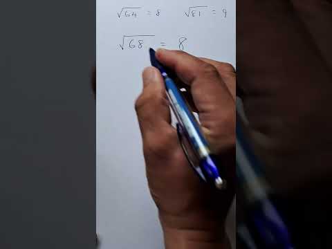 An Awesome Method To Estimate The Square Root of Any 2-Digit Number.