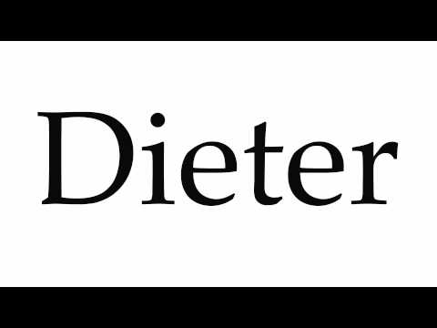 How to Pronounce Dieter