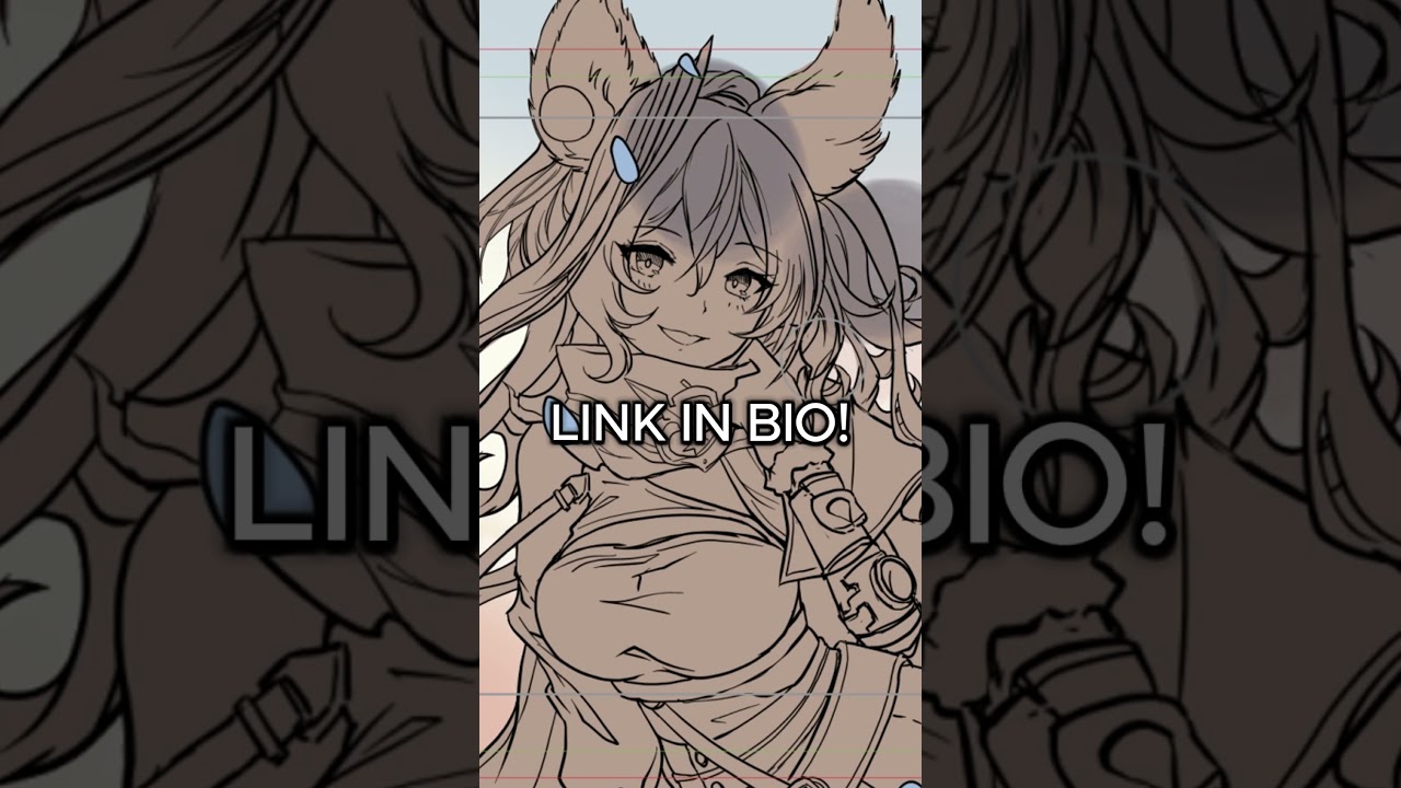 Granblue Fantasy Ilsa Art WIP Timelapse #animeart #granbluefantasy #timelapse