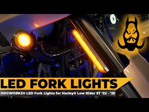 HOGWORKZ® LED Fork Lights for Harley-Davidson® Low Rider ST '22-'25