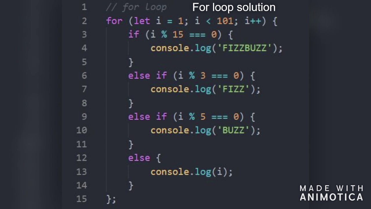 Fizzbuzz coding challenge | 3 solutions using Javascript