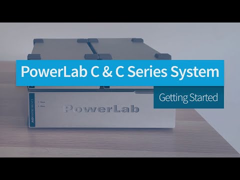Introdução ao PowerLab C e ao sistema da série C