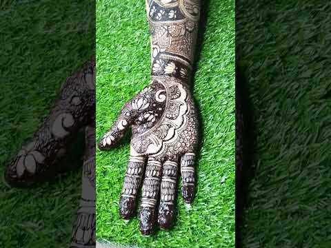 Deepika Padukone wedding inspired mehndi design|| indian bridal mehndi design #shorts