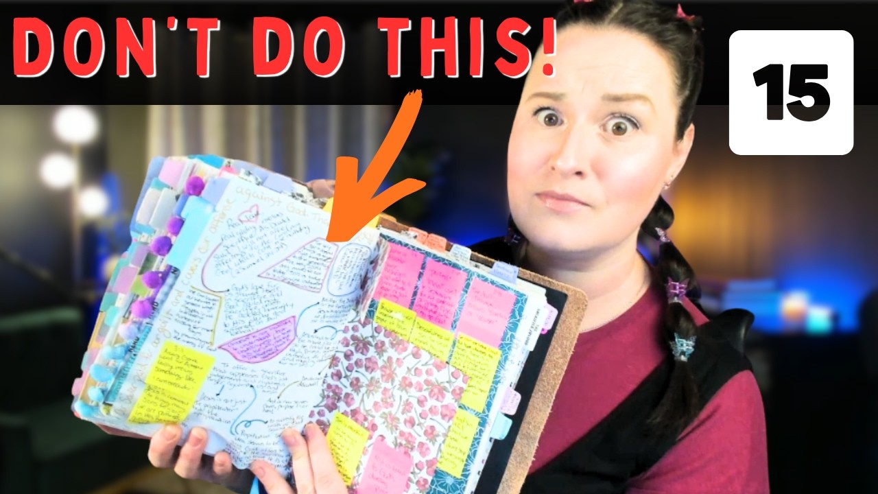 15 Things I WISH I Knew Before Starting Bible Journaling (Avoid These Mistakes)