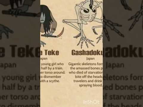 Types of Mythical creatures part 2|| Teke Teke || #shorts #ytshorts #viral