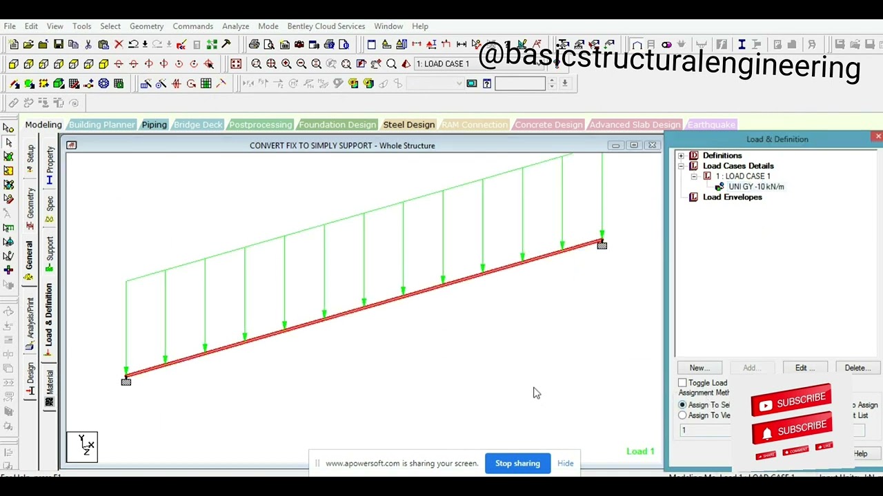 Staad Pro Tutorial (Episode 1) : Introduction