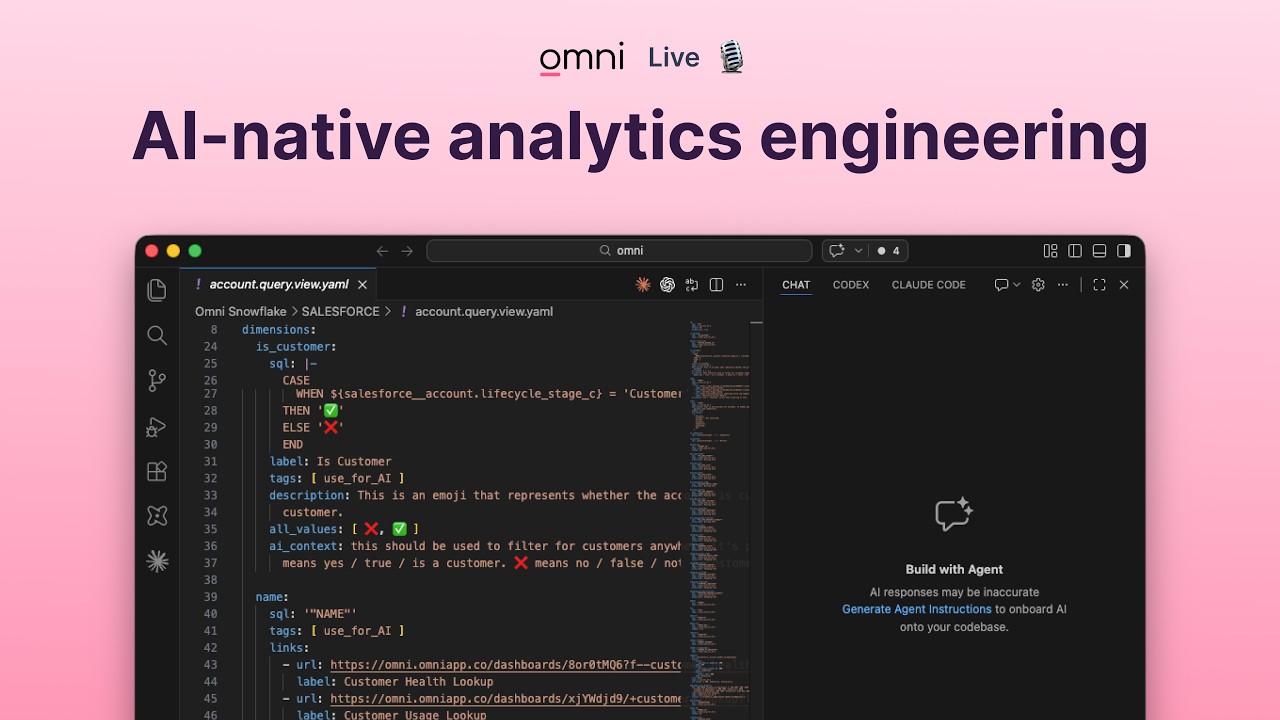 Webinar: AI-native analytics engineering with Omni