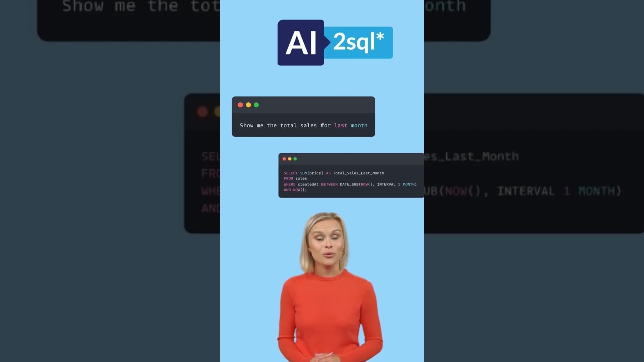 Simplify SQL with AI2sql #data #dataanalytics #database #datascience #sql