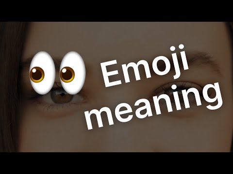 👀 Eyes emoji meaning