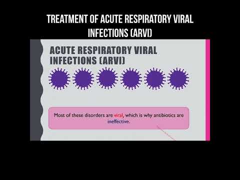 Treatment of acute respiratory viral infections (ARVI) #viralinfection #respiratoryhealth