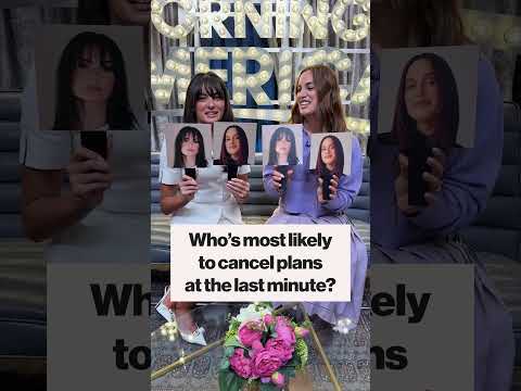 "Giggly Squad" hosts Paige DeSorbo and Hannah Berner play Who's Most Likely to backstage at GMA