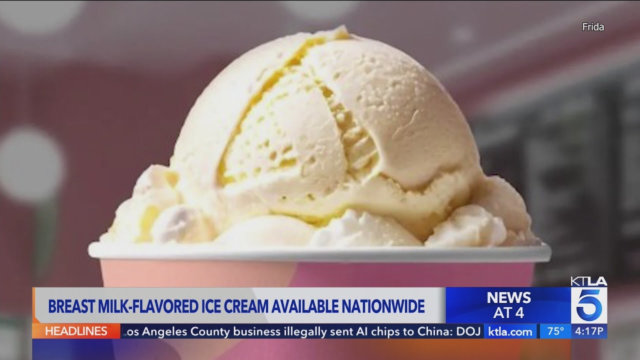 Breast milk flavored ice cream now available nationwide