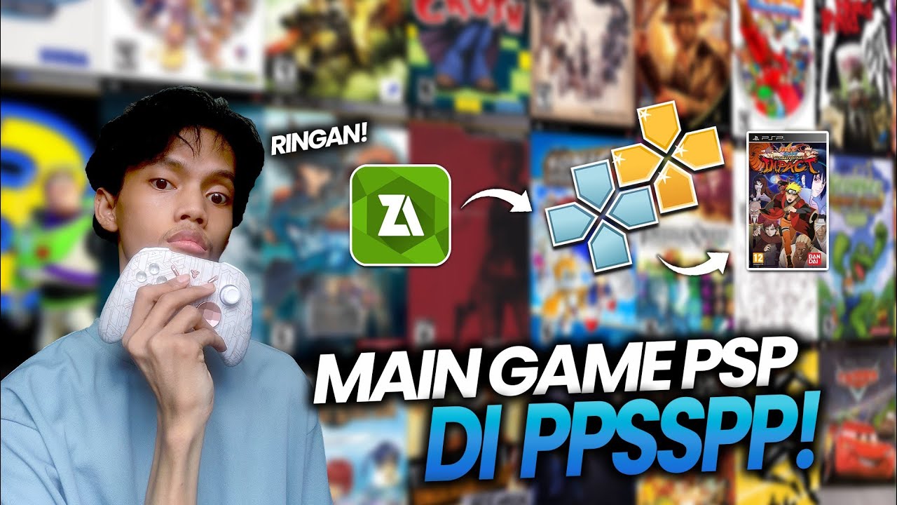 MUDAH! CARA MAIN GAME PSP DI ANDROID PAKAI EMULATOR PPSSPP & SETTINGANNYA